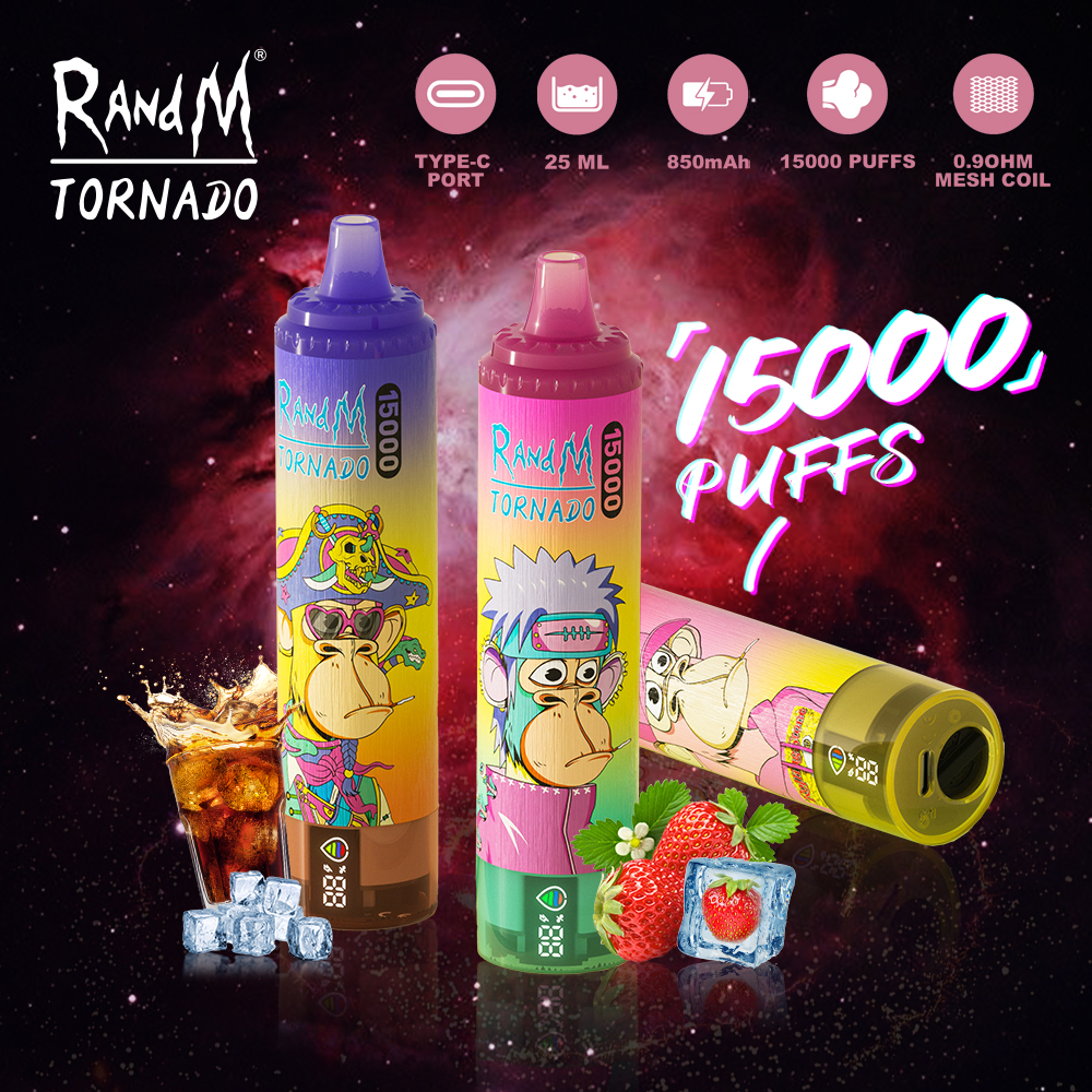 RandM Tornado 15000 bouffées 0% 2% 3% 5% Nicotine LED display ... RandM Tornado 15000 bouffées 0% 2% 3% 5% Nicotine LED display ...